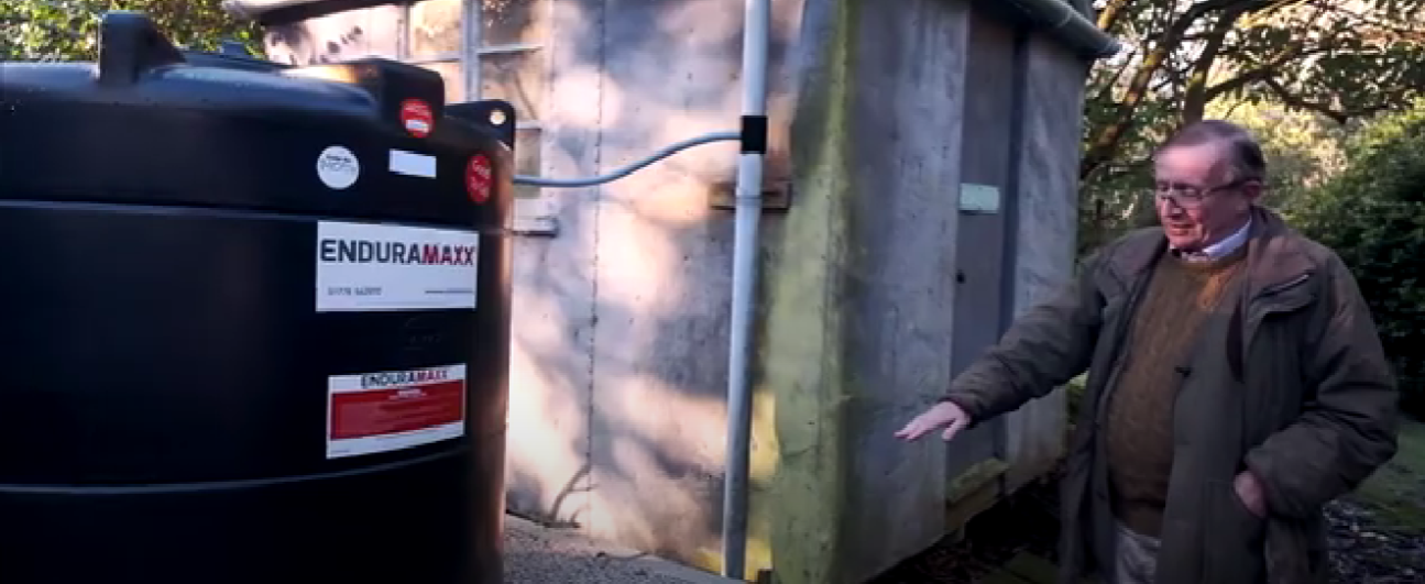 New water tanks on the small huts | Caerhays Estate